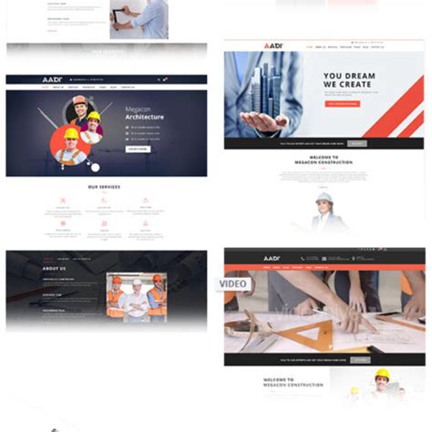 Aadi Construction Building Responsive Wordpress Theme Masterbundles