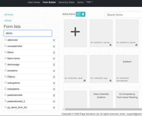 Accessing The Form Builder Form Builder Documentation