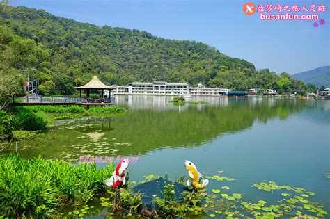 南投景點埔里鯉魚潭有小西湖之稱看湖光山色之美 亞莎崎之旅人足跡