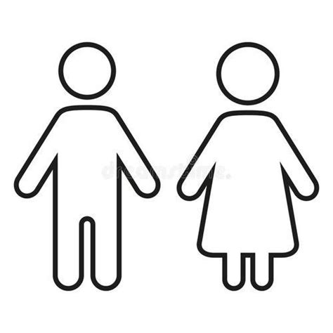 幼儿园男女厕所标志简笔画可爱 简笔画图片大全 普车都