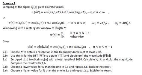 Solved These Exercises Are Meant As A Continuation Of Each Chegg