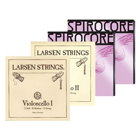 Set De Cuerdas Cello Larsen Spirocore Wolframio Especialistas En Violines Violas