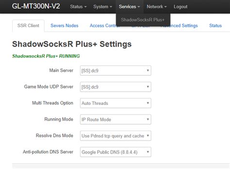 Gl Mt N V Lean Luci App Ssr Plus Routers Gl Inet
