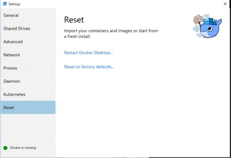 Docker Desktop For Windowsでコンテナ起動時に「driver Failed Programming External