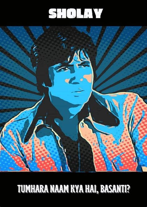 Sholay 1975 A4 Bollywood Film Art Print Desi Poster Print Hindi Movie