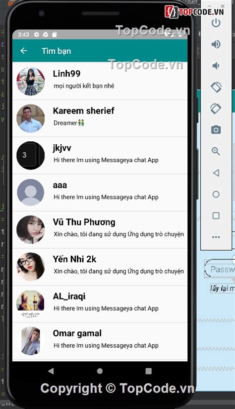 Full Code App Android Tr Chuy N Nh N Tin H N H S D Ng Csdl