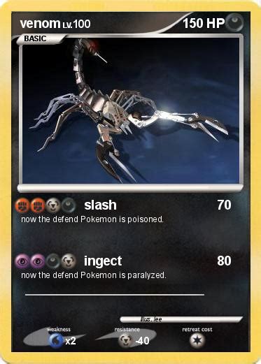 Pokémon Venom 75 75 Slash My Pokemon Card