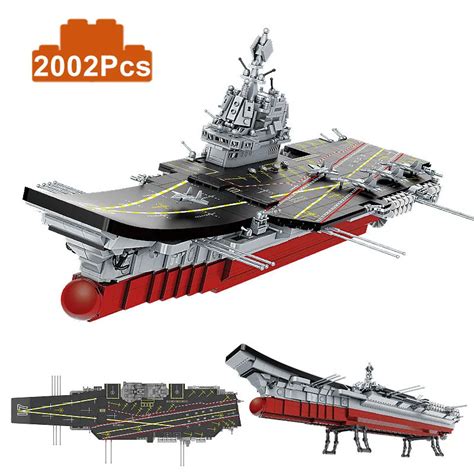 군용 Ww2 항공기 해군 항공모함 기갑 모델 빌딩 블록 하이테크 Army 선박 무기 스탠드 브릭 포함 어린이 장난감 2002 개 Aliexpress
