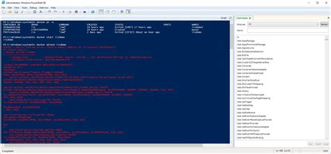 Powershell ISE Cannot Attach To Docker Container Windows Container