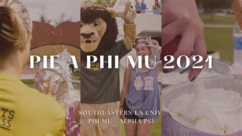 Pie A Phi Mu Philanthropy Event Southeastern La Univ 2021 Youtube