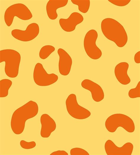 Premium Vector Vector Seamless Pattern Of Leopard Spots Fur Print