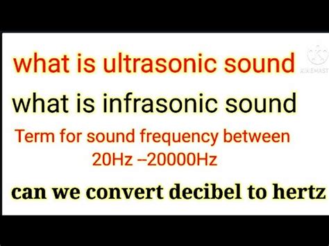 Infrasonic Sound