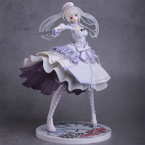Anime Date A Live Tokisaki Kurumi Action Figure White Hair Gueen