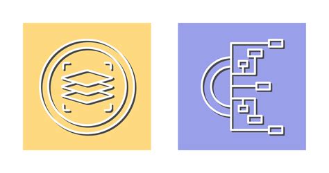 Layers And Flowchart Icon 33017742 Vector Art At Vecteezy