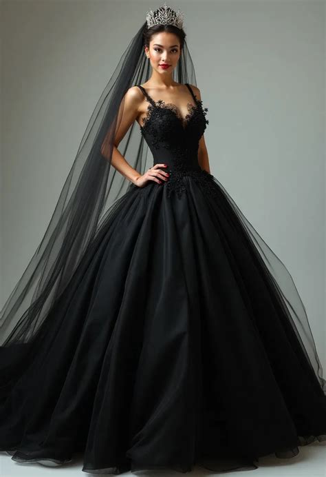 9 Stunning Black Wedding Dresses That Redefine Bridal Elegance Wedpreppro