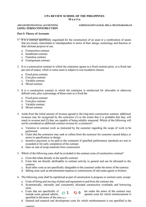 8906 Long Term Construction Contracts Compress Cpa Review School Of