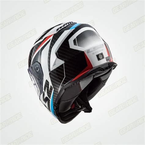 Ls2 Helmet Ff800 Strom Racer Blue Red Glossy Gear N Ride Shop