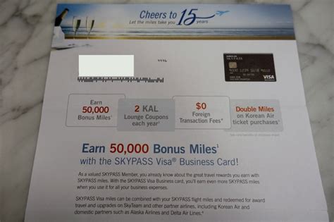 50k Korean Air Skypass Visa Business Card Bonus Offer