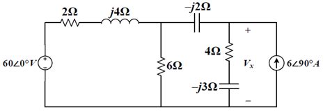 Solved AC Power Linear Circuits For The Circuit Utilize Chegg Com