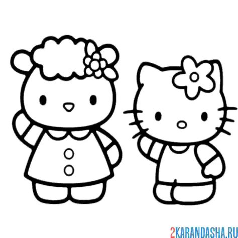 Картинки для девочки 4 года раскраски