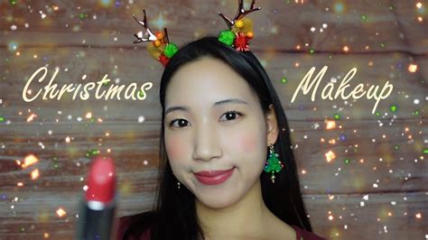 Asmr Doing Your Christmas Makeup 🎅🏾🤶🎄 Layered ️ Youtube