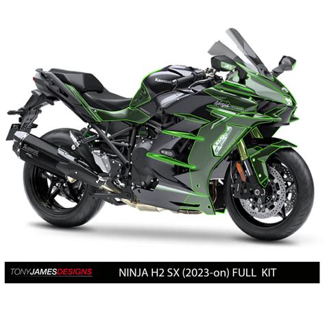 Ninja H2 Sx 2023 On Paint Protection Film Ppf Kawasaki Ninja