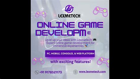 Online Game Development Lexmetech Systems Gamedevelopment Onlinegame Softwarecompany Games