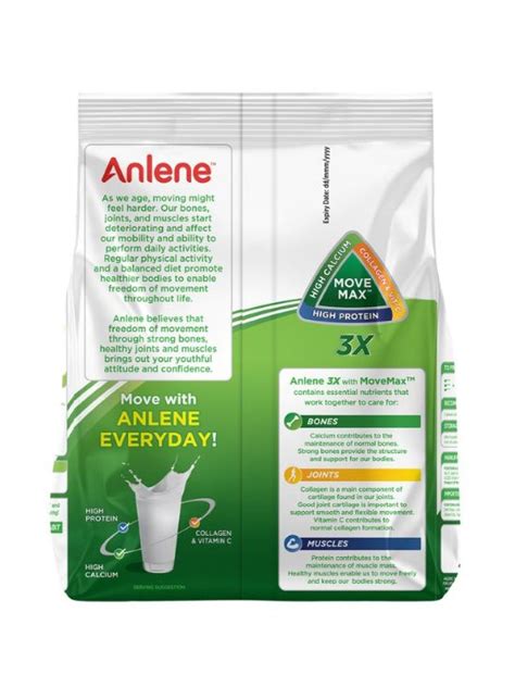 Anlene Movemax Plain 990g Bundle Of 2 Edamama