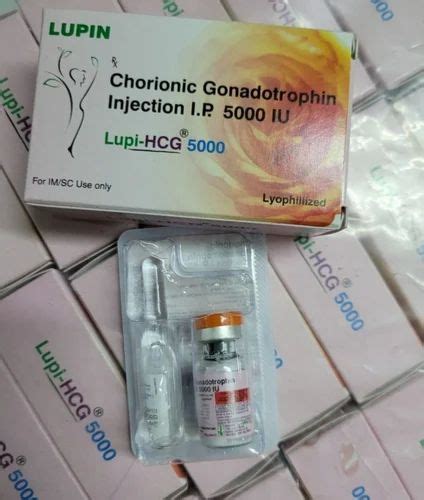 Lupi Hcg 5000 Iu Injection Packaging Size 114 At ₹ 500piece In Nagpur