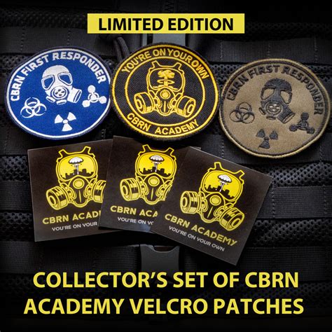 Collectors Set Of Cbrn Academy Velcro Patches Cbrn Academys Ko Fi