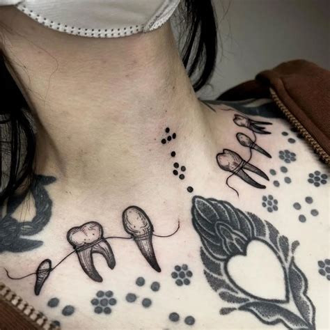 Teeth Tattoo 7 Best Teeth Tattoo Ideas Tooth Tattoo Tattoo Designs