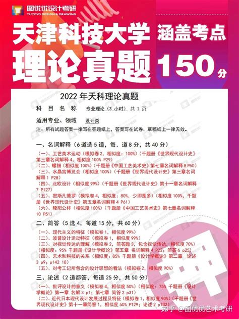 天津科技大学视觉传达考研，2023年天津科技大学视觉传达考研真题已出，速来围观！！图优优帮你答疑解惑 知乎