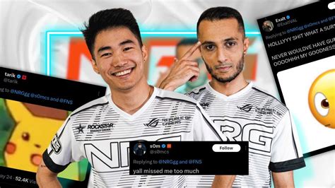 Pros Reacting To S0m And Fns Joining Nrg On Twitter Youtube