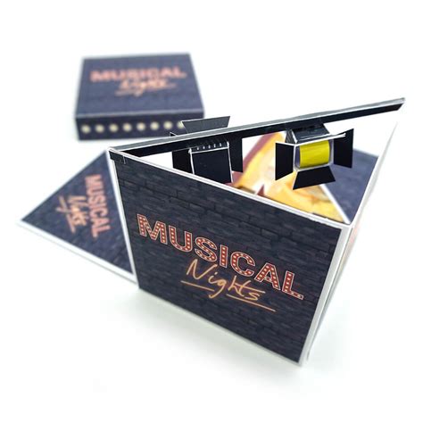 Musical Gutschein Explosionsbox Als Geschenk Zum Selber Basteln Mini
