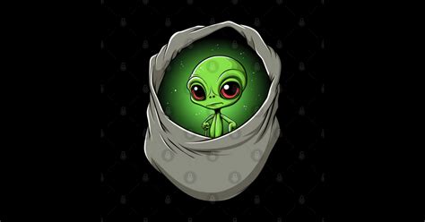Green Alien Logo Green Alien Sticker Teepublic