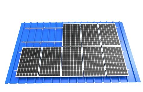 Large Industrial Roof Solar Mounting System Solar Panel Roof Mounting
