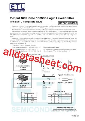 MC VHC GT Datasheet PDF E Tech Electronics LTD