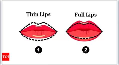 Personality Type The Shape Of Your Lips Determines Your Personality Times Of India