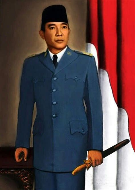 Gambar Bung Karno Berwarna Koleksi Gambar