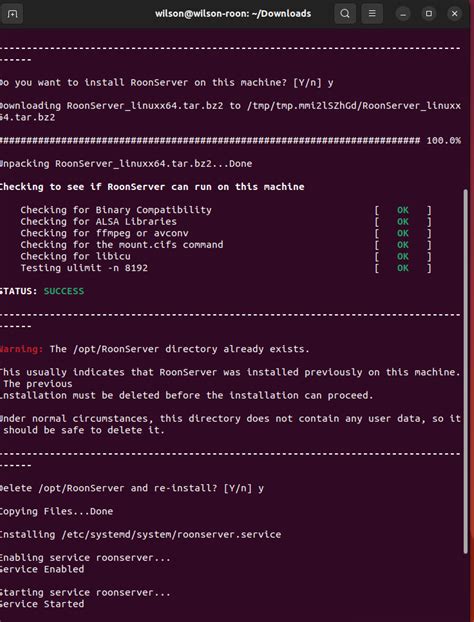 Installing Roon Server On Linuxhow Close Am I Here Linux Roon