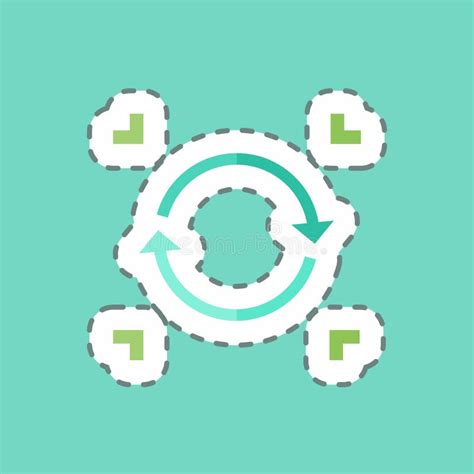 Sticker Data Visualization Suitable For Data Analytics Symbol Simple