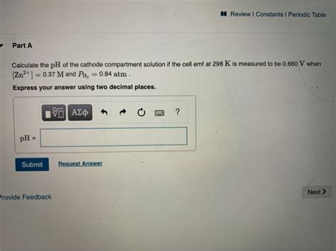 Solved A Review Constants Periodic Table Part A Calculate Chegg