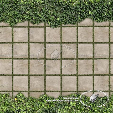 Park Concrete Paving Texture Seamless 18663
