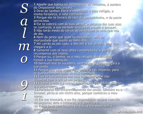 SALMO 91 Católico Completo Oração Forte e Poderosa