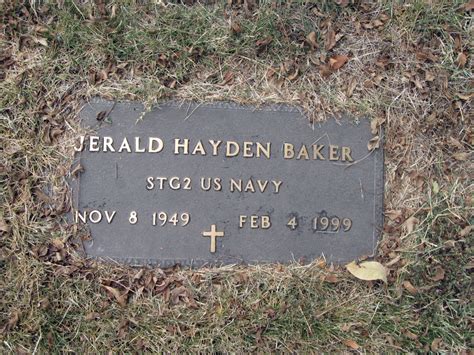Jerald Hayden Baker 1949 1999 Find A Grave Memorial