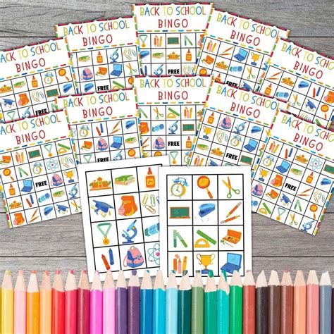 Free Back To School Bingo Printable Made In A Pinch