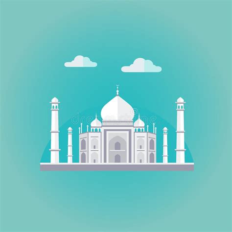 Taj Mahal Vector Illustration Illustration De Vecteur Illustration Du