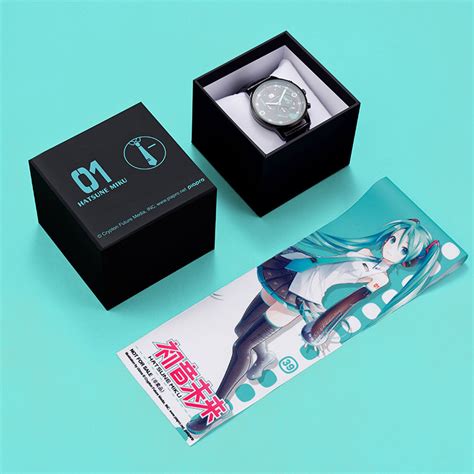 初音未来手表幸运石二次元动漫miku镜音巡音v家正版联名限定周边虎窝淘