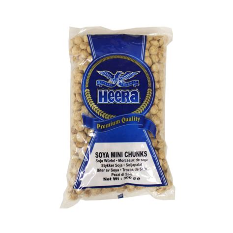 Heera Soya Mini Chunks 250g Pack Of 10