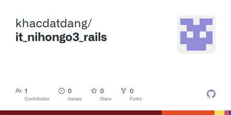 GitHub Khacdatdang It Nihongo3 Rails